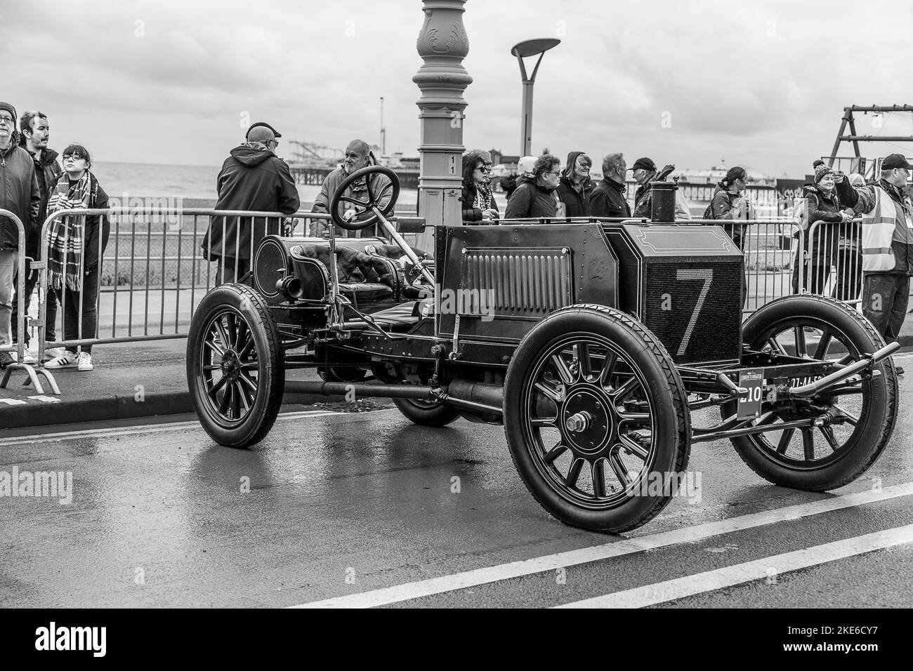 Vintage cars London to Brighton Stock Photo - Alamy