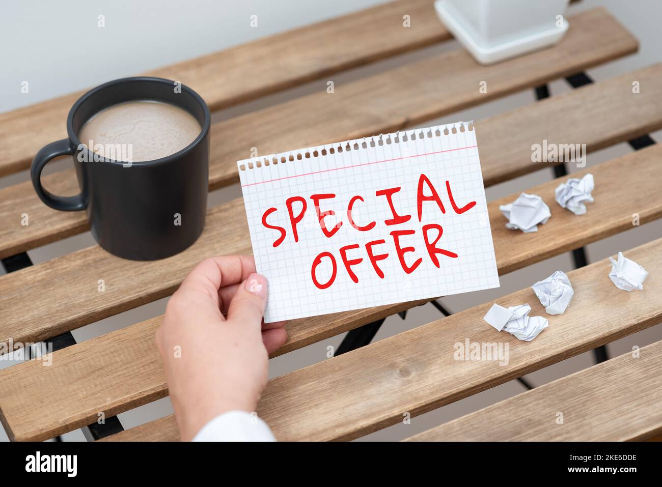 Text caption presenting Special Offer. Business idea selling product or ...