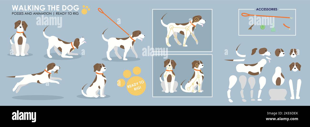 Dog assets Stock Vector Images - Alamy