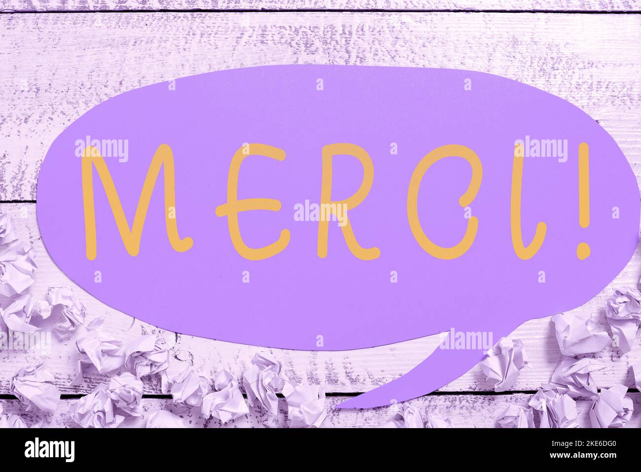 Inspiration showing sign Merci. Business concept thank you in French ...