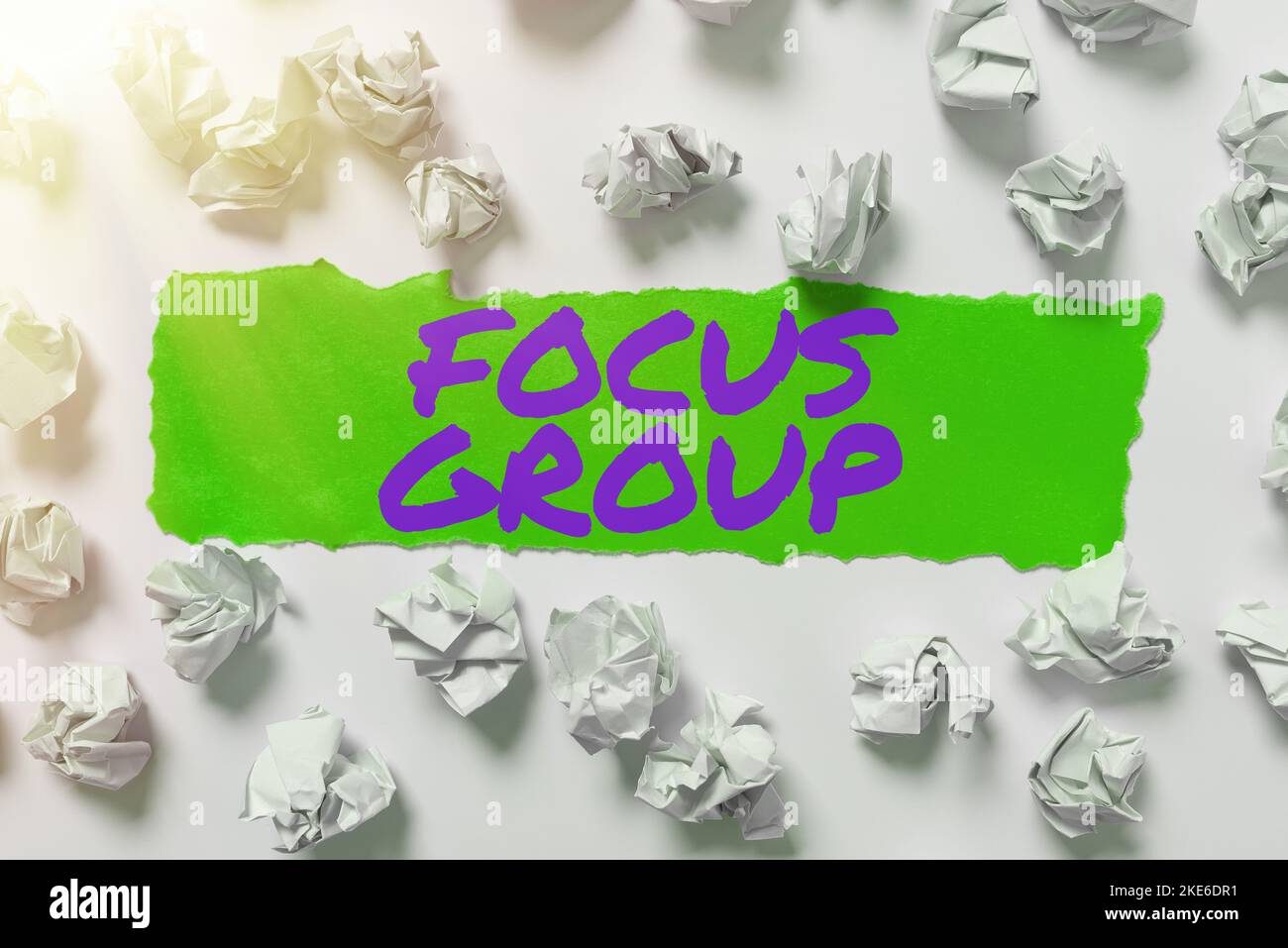 Sign displaying Focus Group. Business approach consist of ...