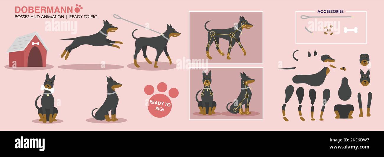 Dog assets Stock Vector Images - Alamy