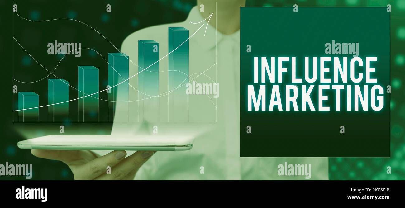 Inspiration showing sign Influence Marketing. Internet Concept form of ...