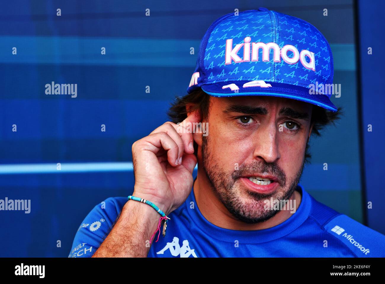 Sao Paulo, Brazil. 10/11/2022, Fernando Alonso (ESP) Alpine F1 Team ...