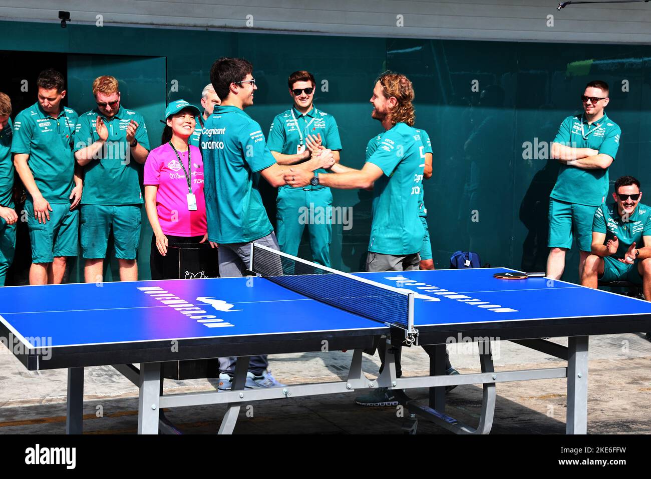 Formula one motor racing brazilian grand prix paddock day interlagos hi ...