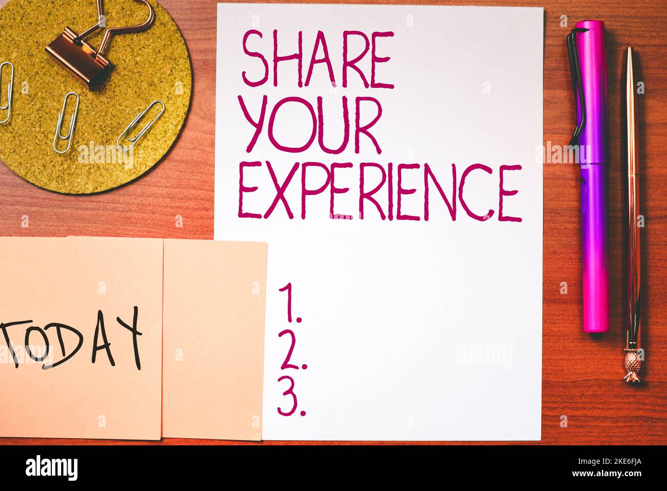 Text sign showing Share Your Experience. Internet Concept tell us your ...