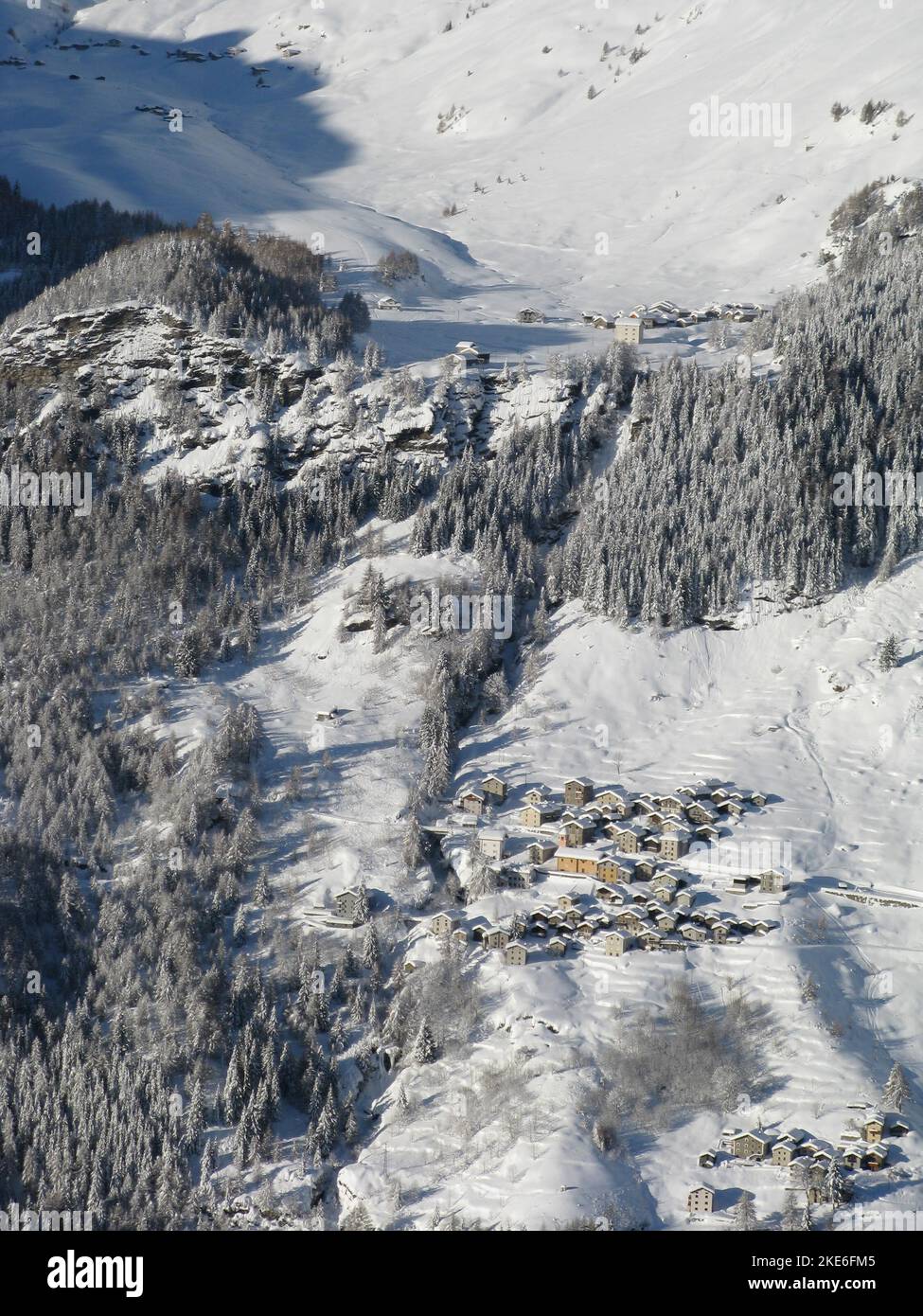enchanted landscape after heavy snowfall Stock Photo - Alamy