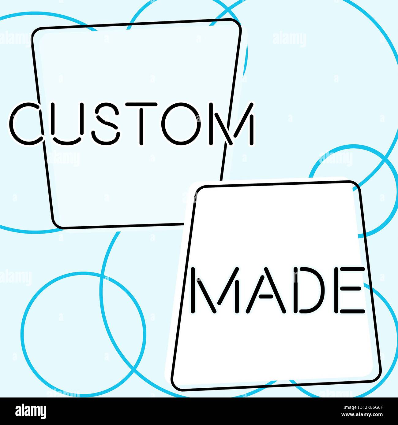 Hand writing sign Custom Made. Conceptual photo personalized object ...