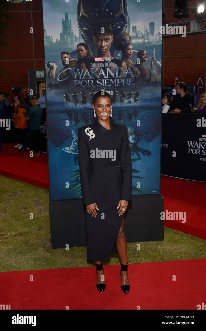 November 9, 2022, Satelite City, Mexico: Actress Letitia Wright attends ...