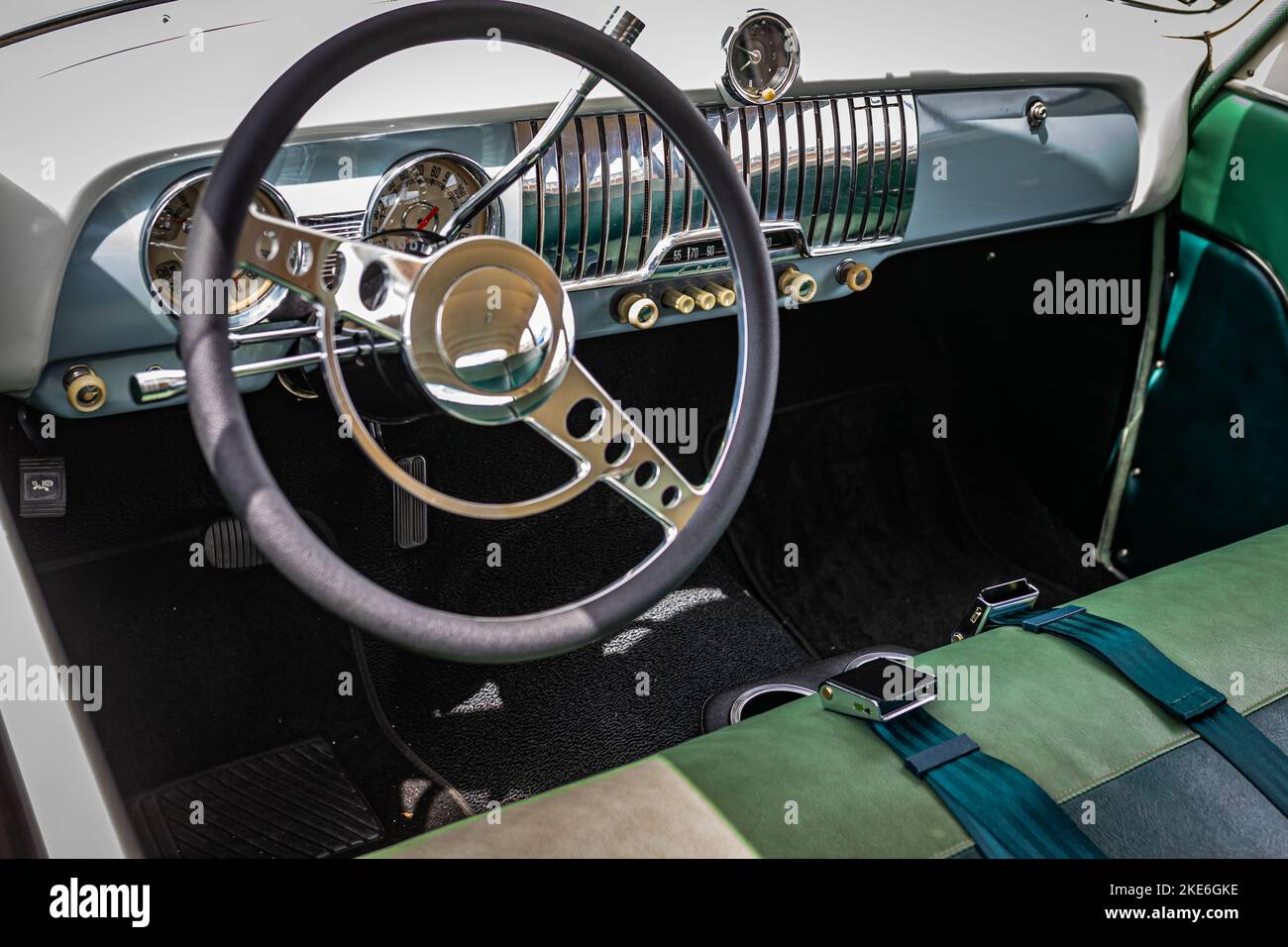 Des Moines, IA - July 02, 2022: High perspective detail interior view ...