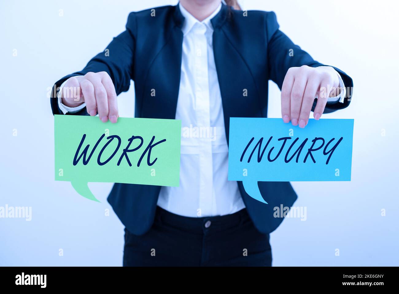 Conceptual display Work Injury. Business overview an accident occurred ...