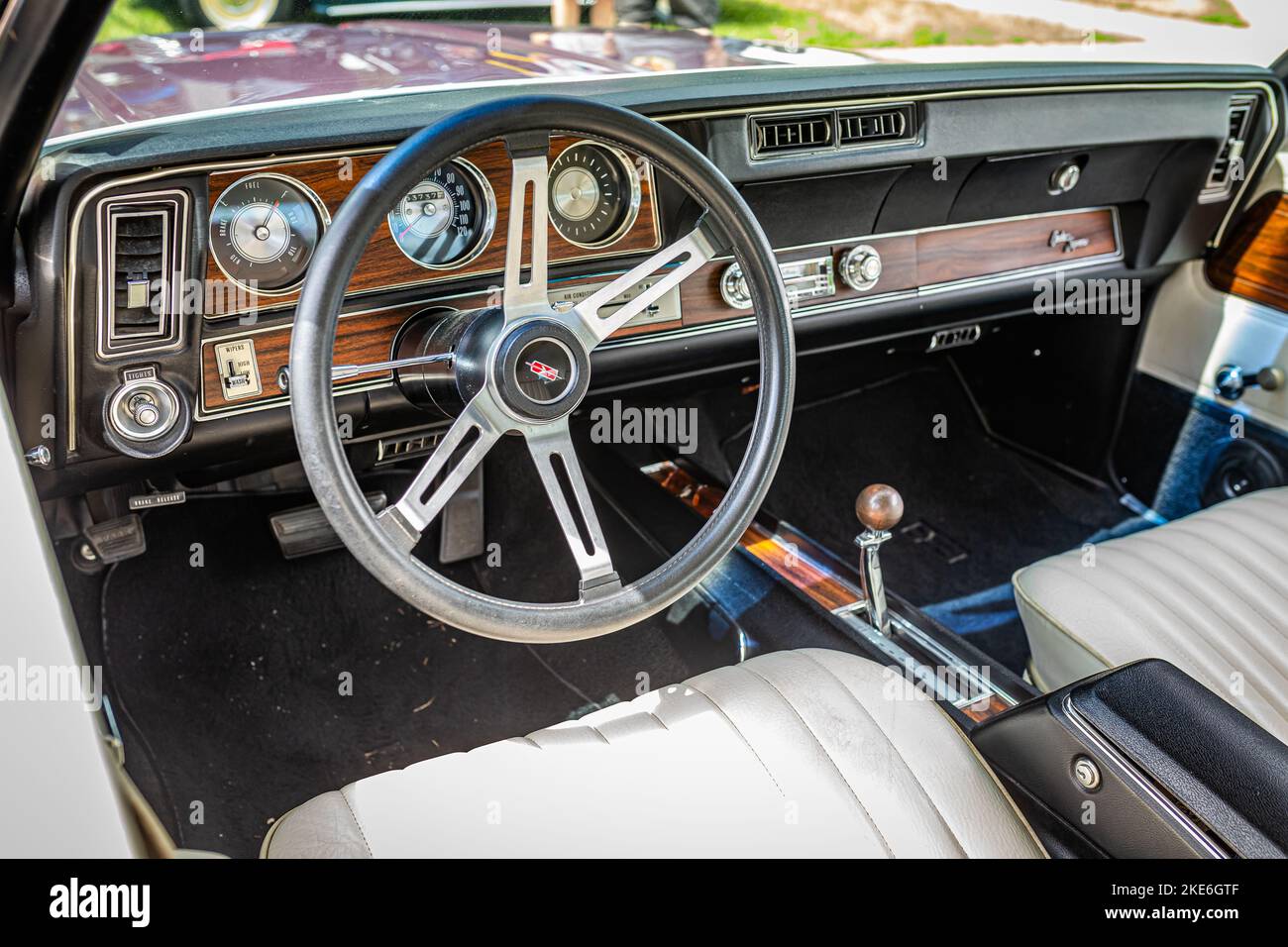 Des Moines, IA - July 02, 2022: High perspective detail interior view ...
