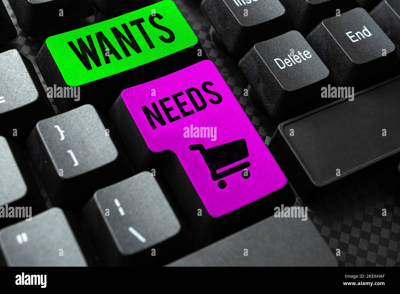 Text showing inspiration Wants Needs. Business approach to have ...