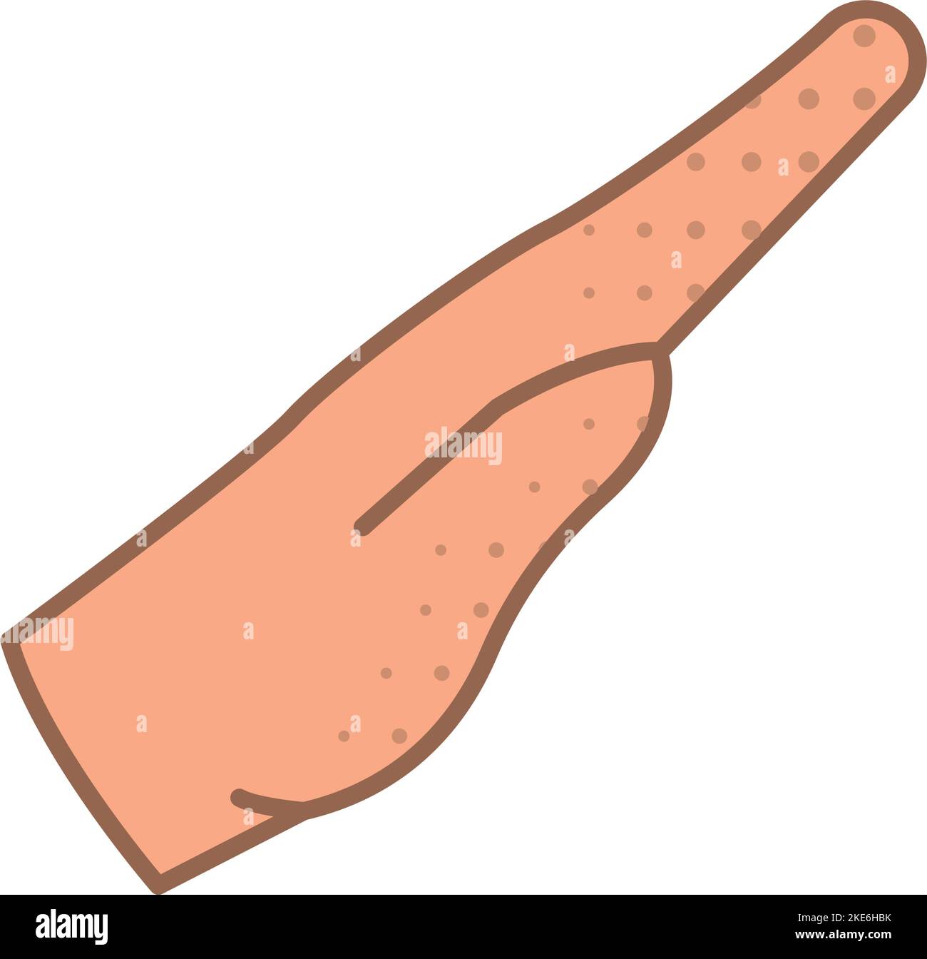 Isolated colored hand gesture icon Flat design Vector Stock Vector ...