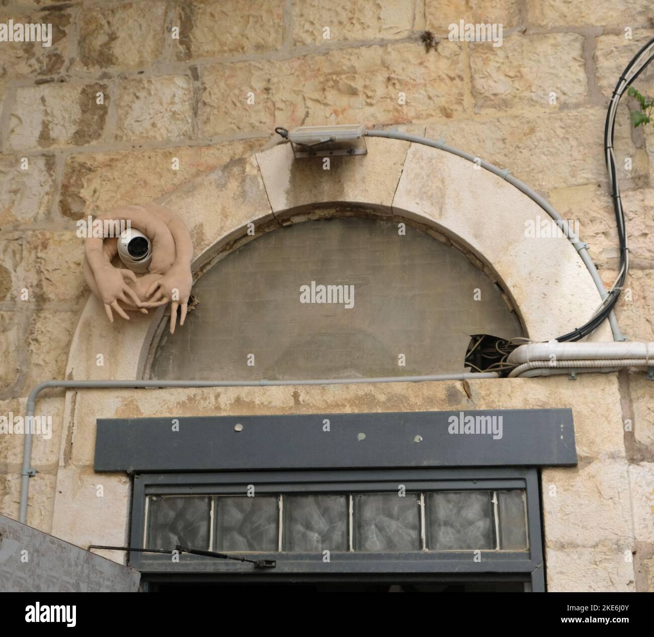 7 October 2021, Israel, Jerusalem "House of poetry": Surveillance ...