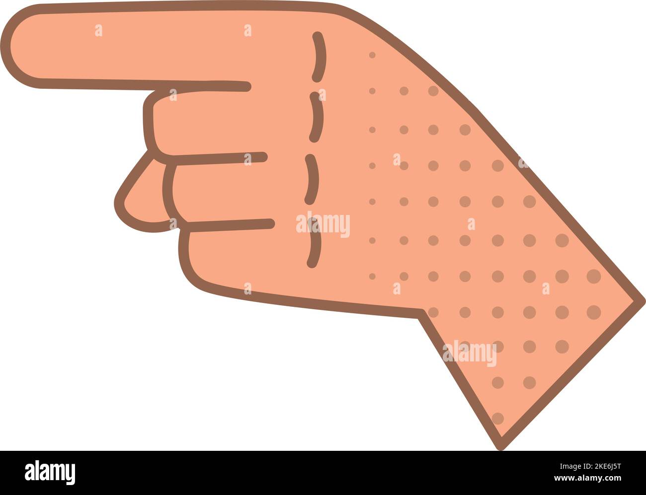 Isolated colored hand gesture icon Flat design Vector Stock Vector ...