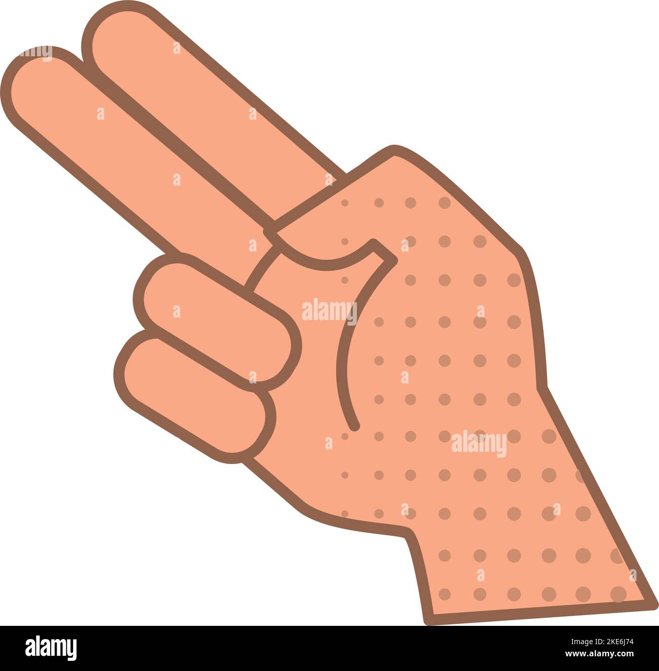 Isolated colored hand gesture icon Flat design Vector Stock Vector ...