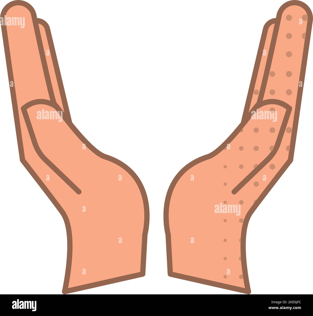 Isolated colored hand gesture icon Flat design Vector Stock Vector ...