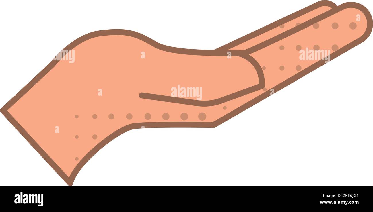 Isolated colored hand gesture icon Flat design Vector Stock Vector ...