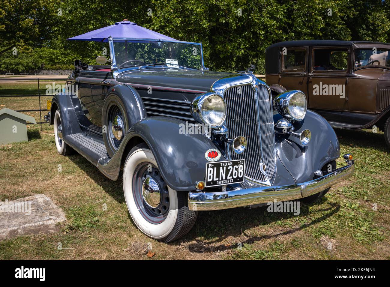 1934 Chrysler CA ‘BLN 268’ on display at the American Auto Club Rally ...