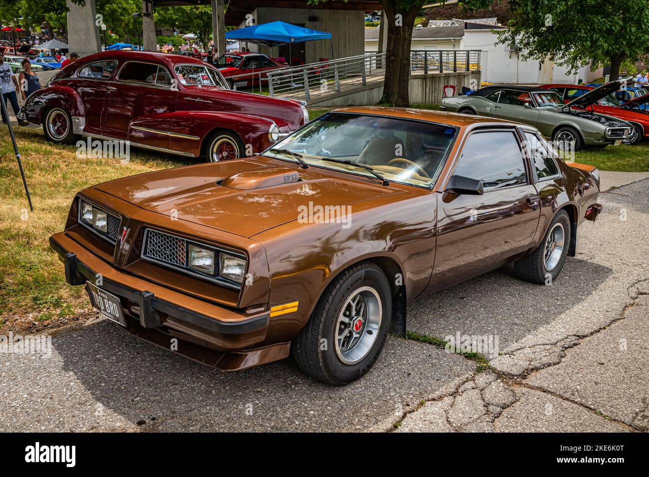 Des Moines, IA - July 02, 2022: High perspective front corner view of a ...