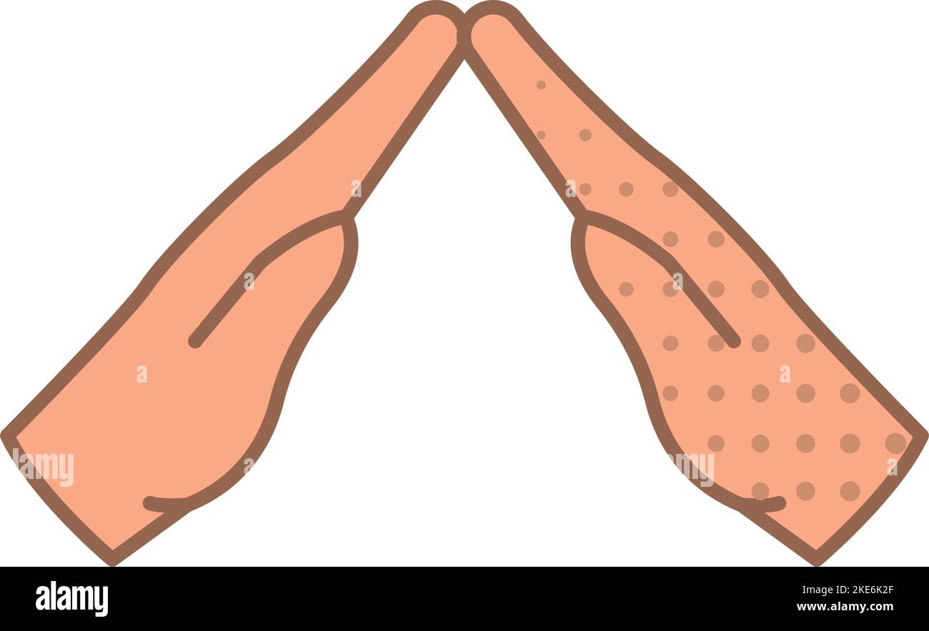 Isolated colored hand gesture icon Flat design Vector Stock Vector ...