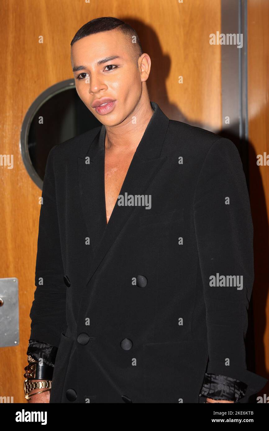 Creative director of the house of balmain hi-res stock photography and ...