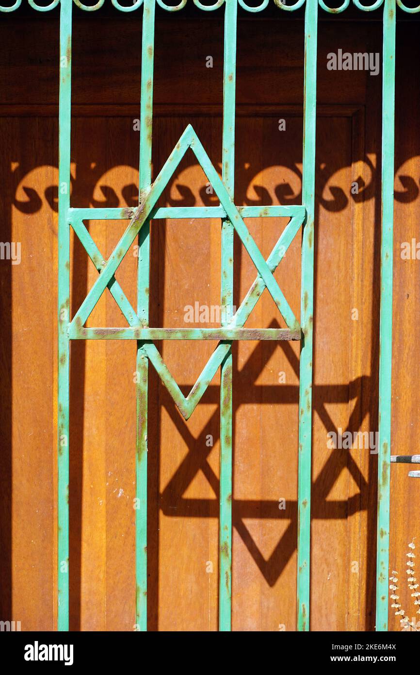 Star of David, synagogue, Chania, Hania, Crete, Greece, Europe Stock ...