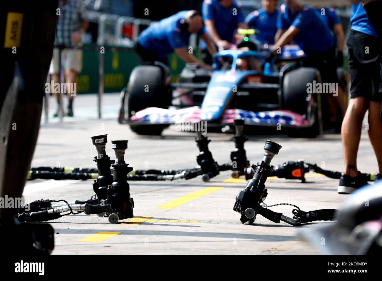 Sao Paulo, Brazil. 10th Nov, 2022. Pit stop tools, F1 Grand Prix of ...