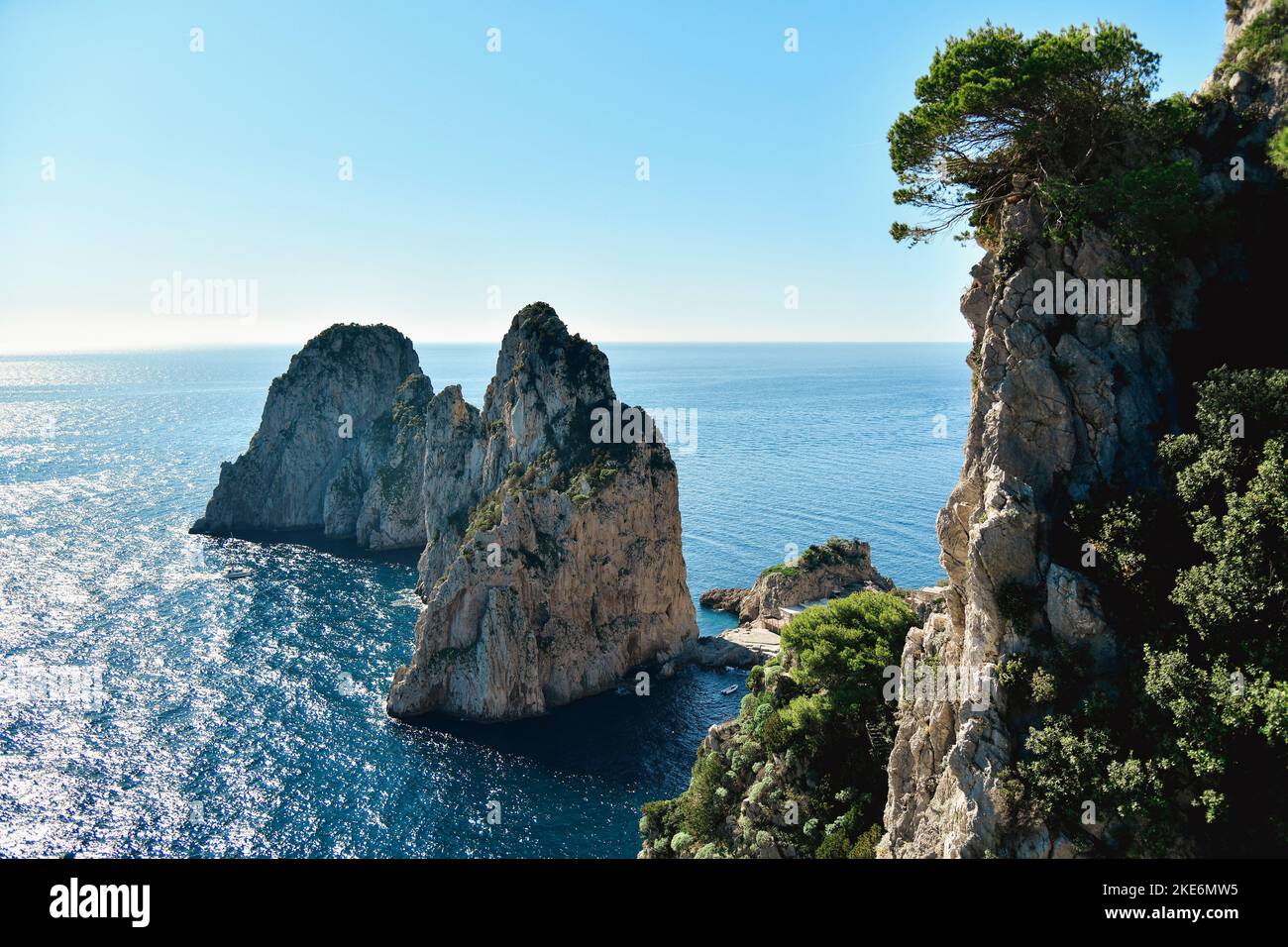 Capri, I Faraglioni, Italy Stock Photo - Alamy