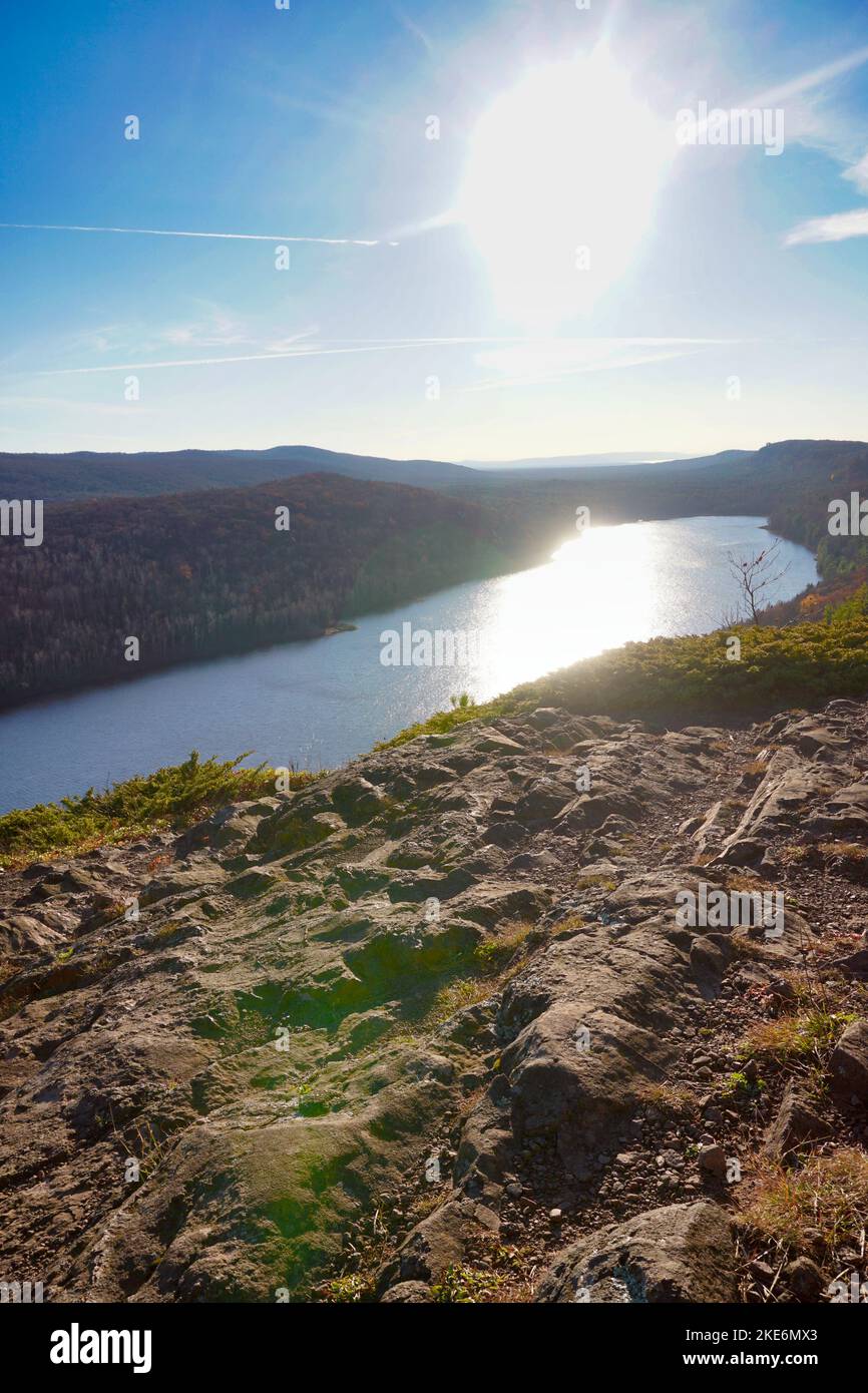 Porcupine Mountains, Michigan. Taken while backpacking in late fall ...
