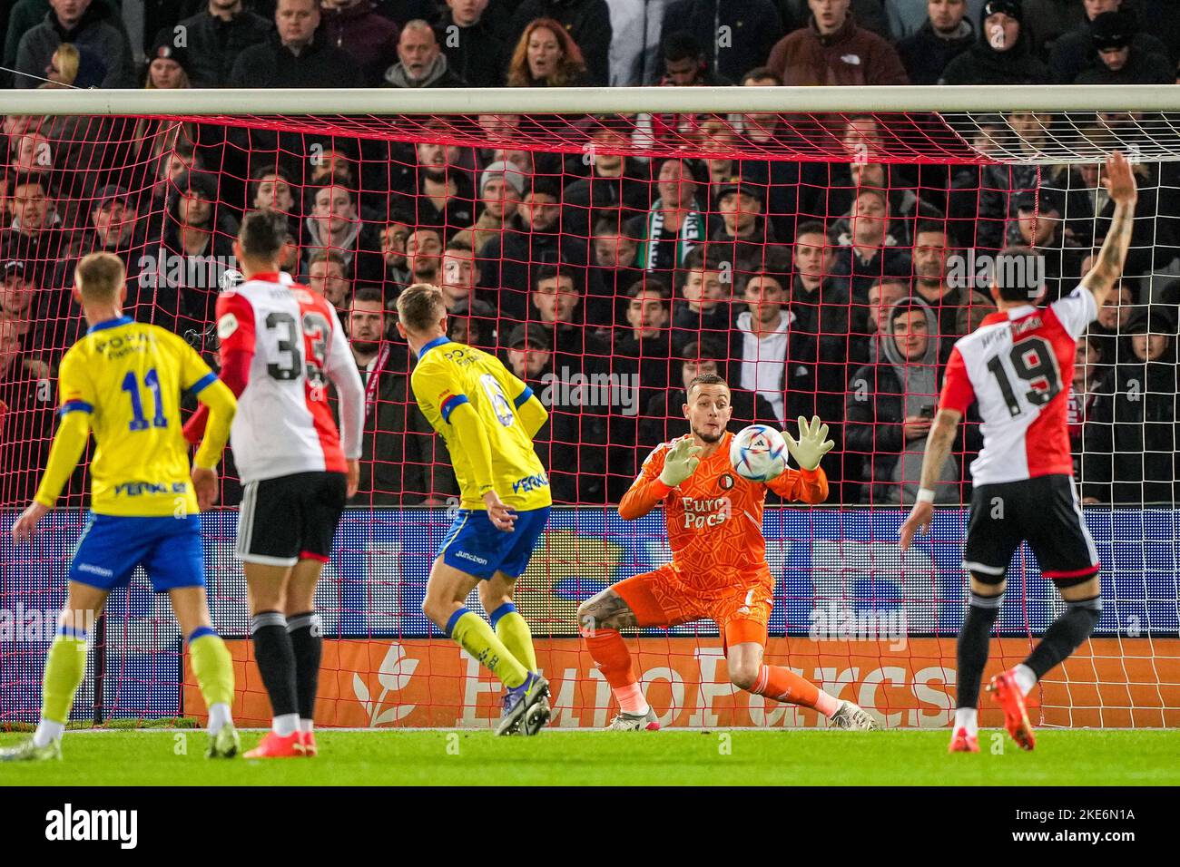 Rotterdam - Feyenoord keeper Justin Bijlow during the match between ...