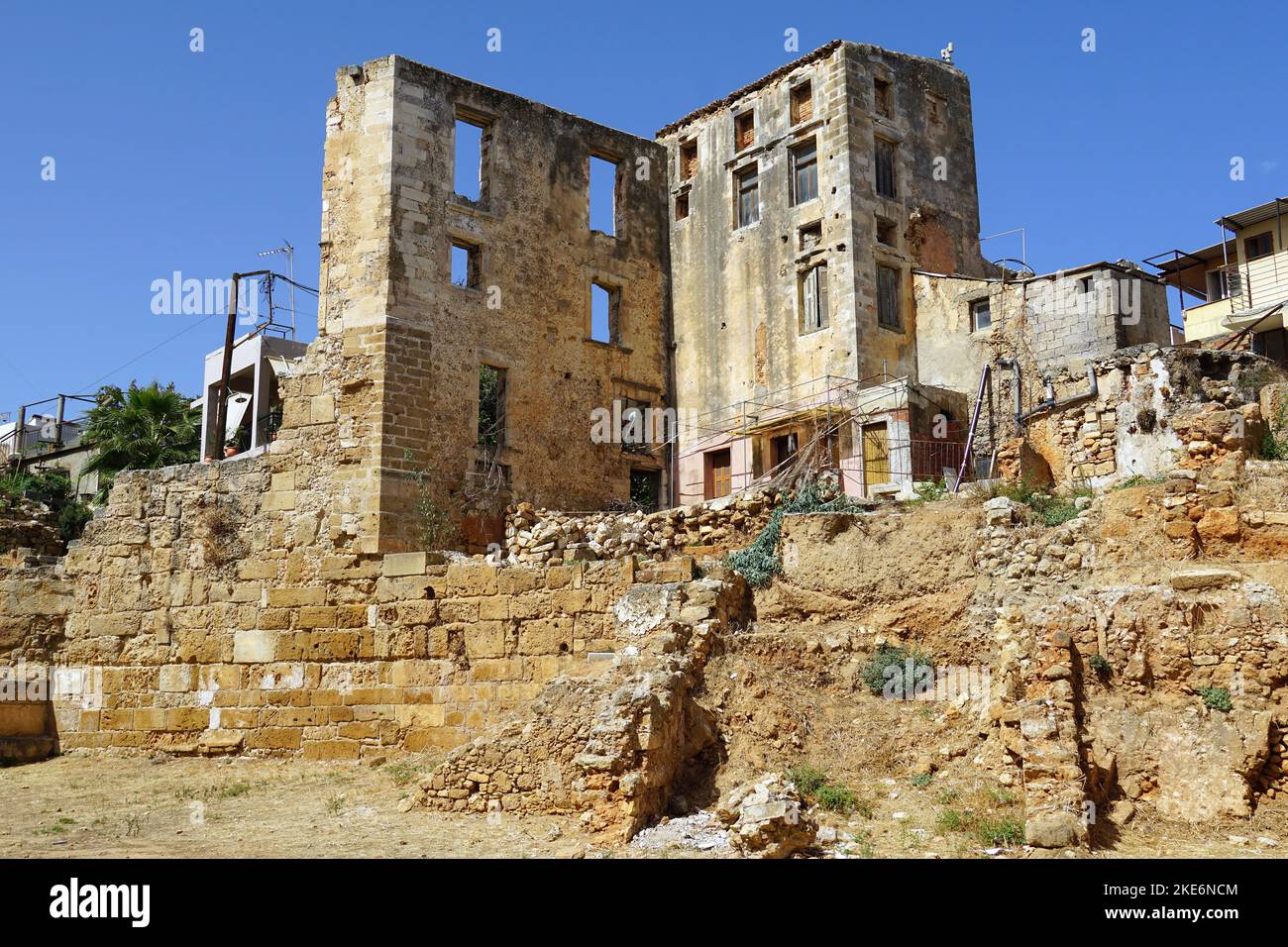 downtown, Chania, Hania, Crete, Greece, Europe Stock Photo - Alamy
