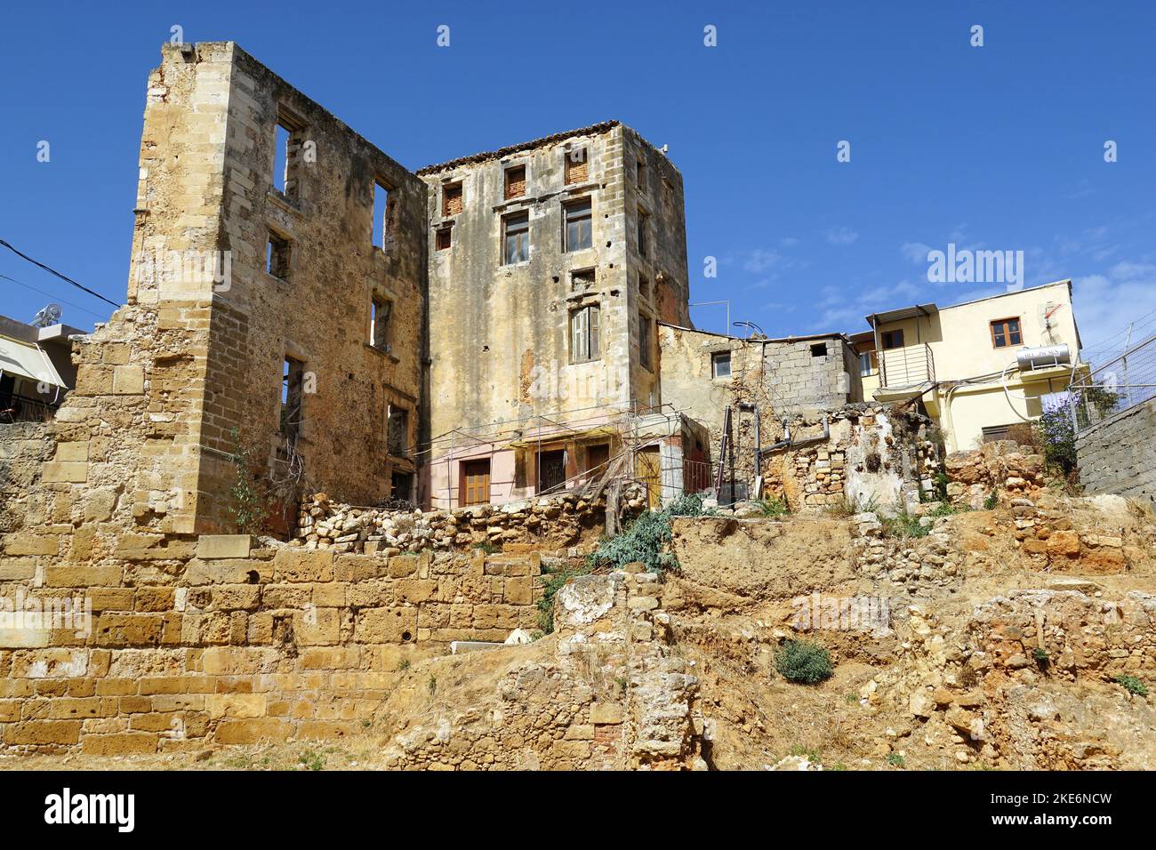 downtown, Chania, Hania, Crete, Greece, Europe Stock Photo - Alamy