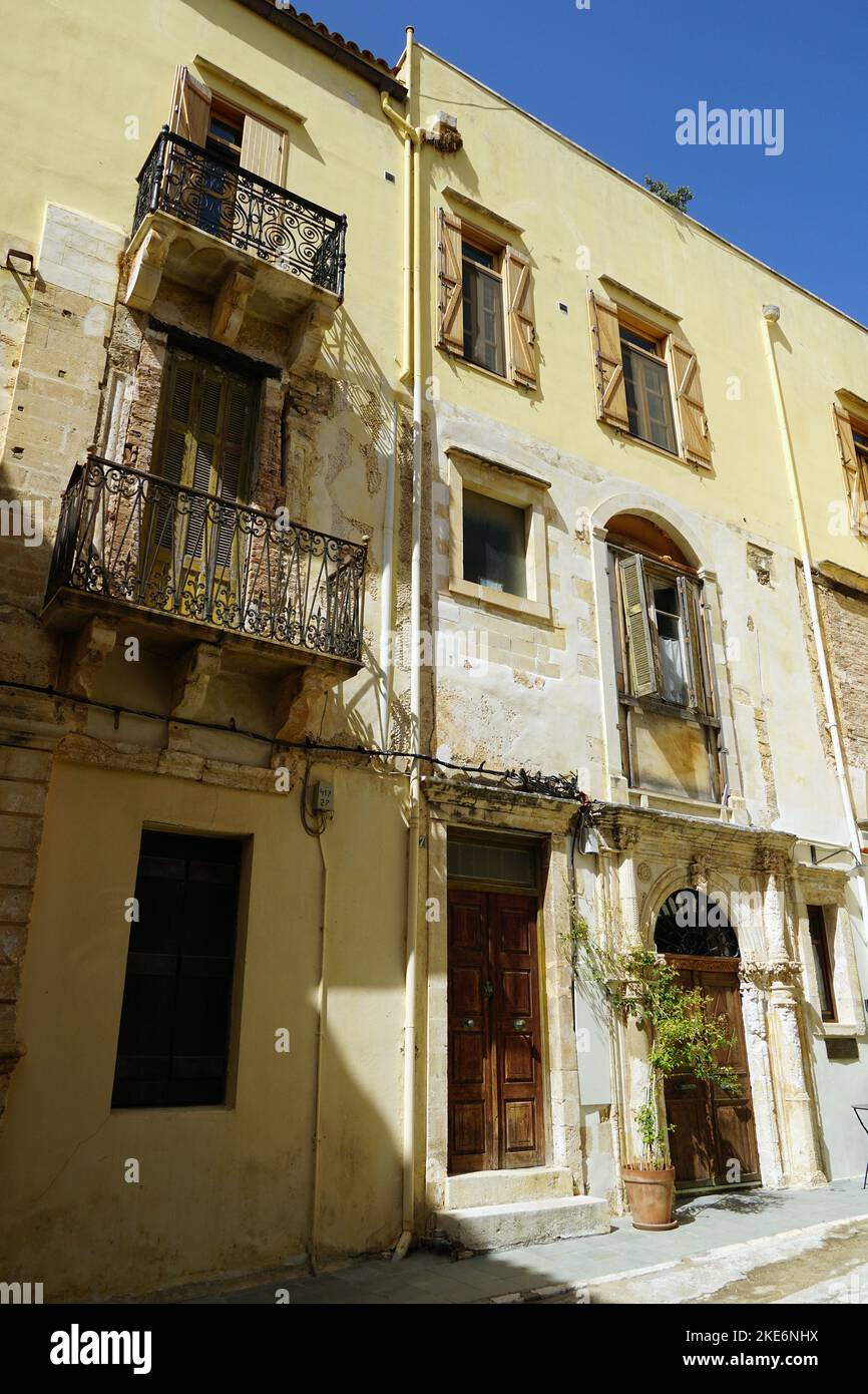 downtown, Chania, Hania, Crete, Greece, Europe Stock Photo - Alamy