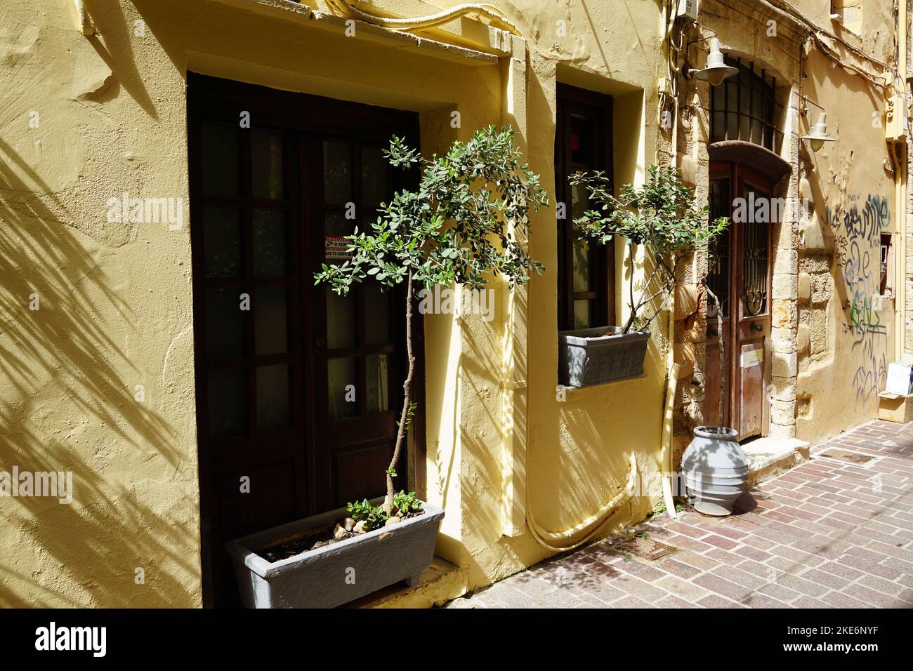 downtown, Chania, Hania, Crete, Greece, Europe Stock Photo - Alamy