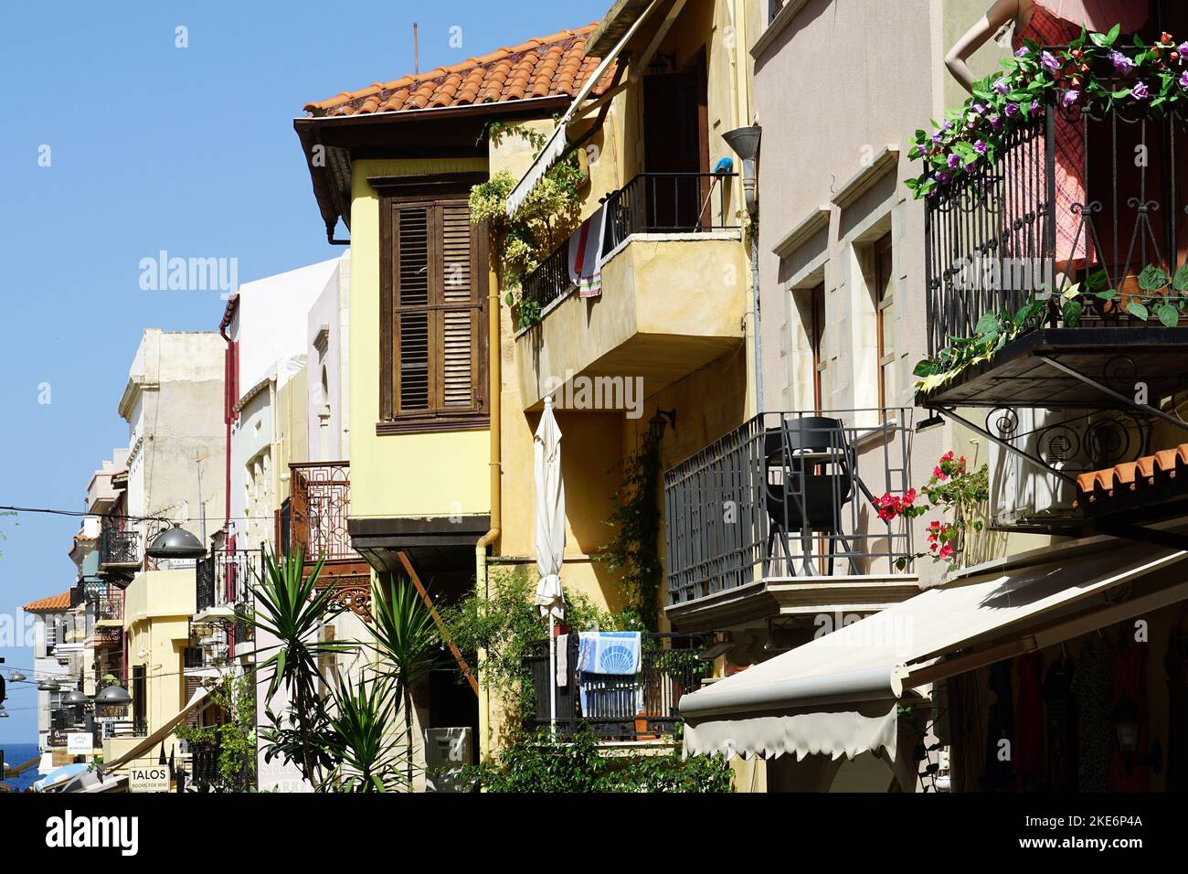 downtown, Chania, Hania, Crete, Greece, Europe Stock Photo - Alamy