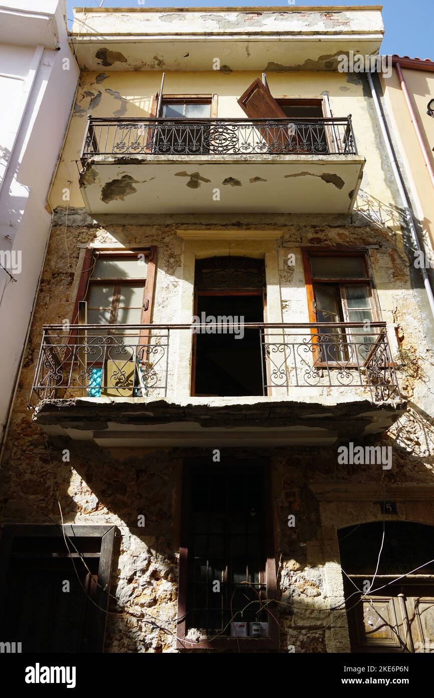 downtown, Chania, Hania, Crete, Greece, Europe Stock Photo - Alamy