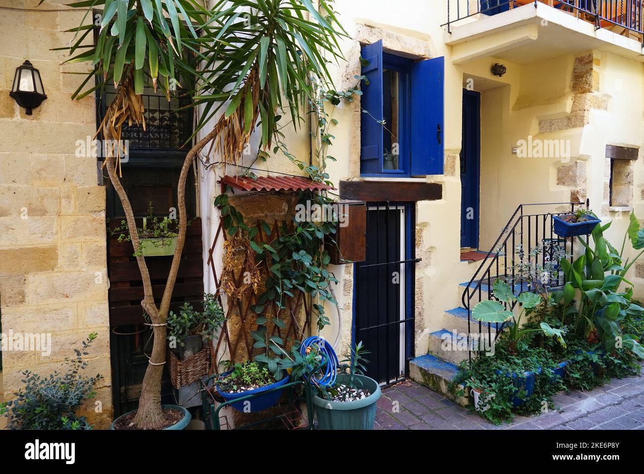 downtown, Chania, Hania, Crete, Greece, Europe Stock Photo - Alamy