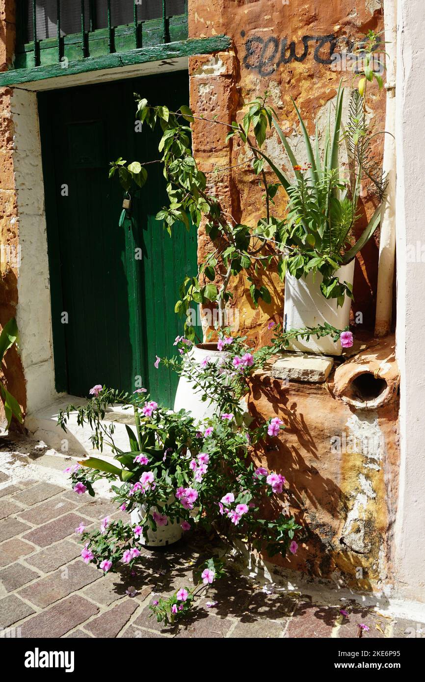 downtown, Chania, Hania, Crete, Greece, Europe Stock Photo - Alamy