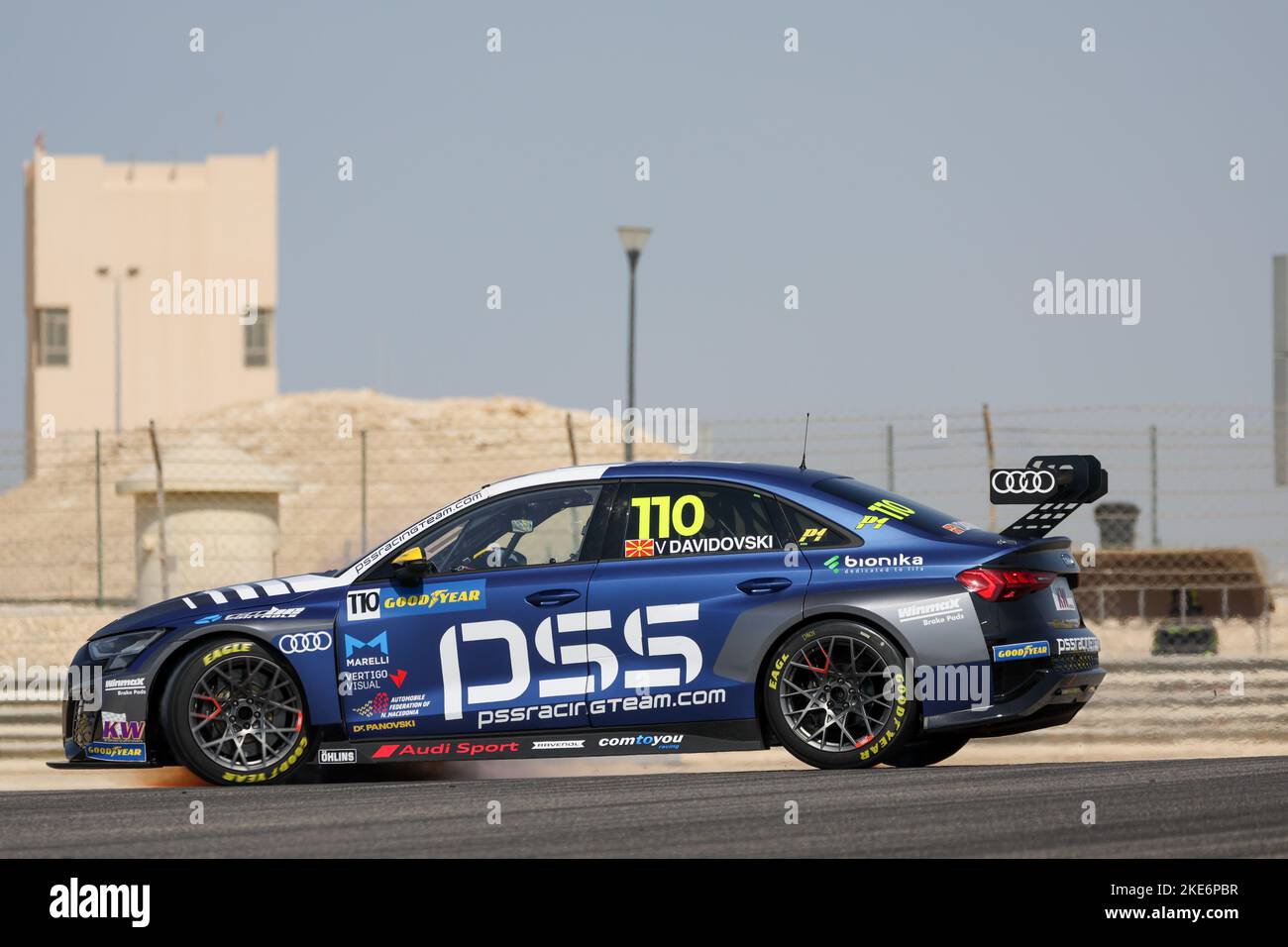 November 10, 2022, Rome, Bahrain: 110 DAVIDOVSKI Viktor (MKD), COMTOYOU RACING, Audi RS3 LMS TCR ...