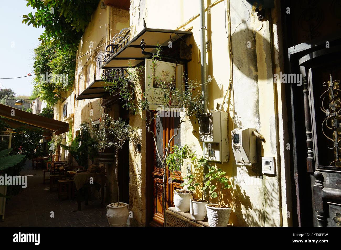 downtown, Chania, Hania, Crete, Greece, Europe Stock Photo - Alamy