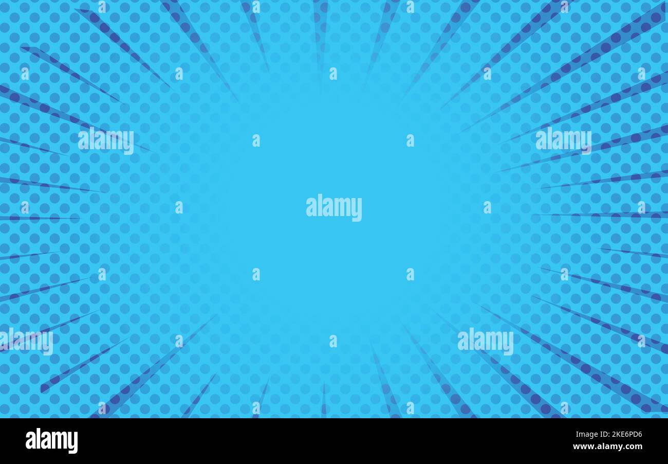 Blue comic background Retro vector Stock Vector Image & Art - Alamy