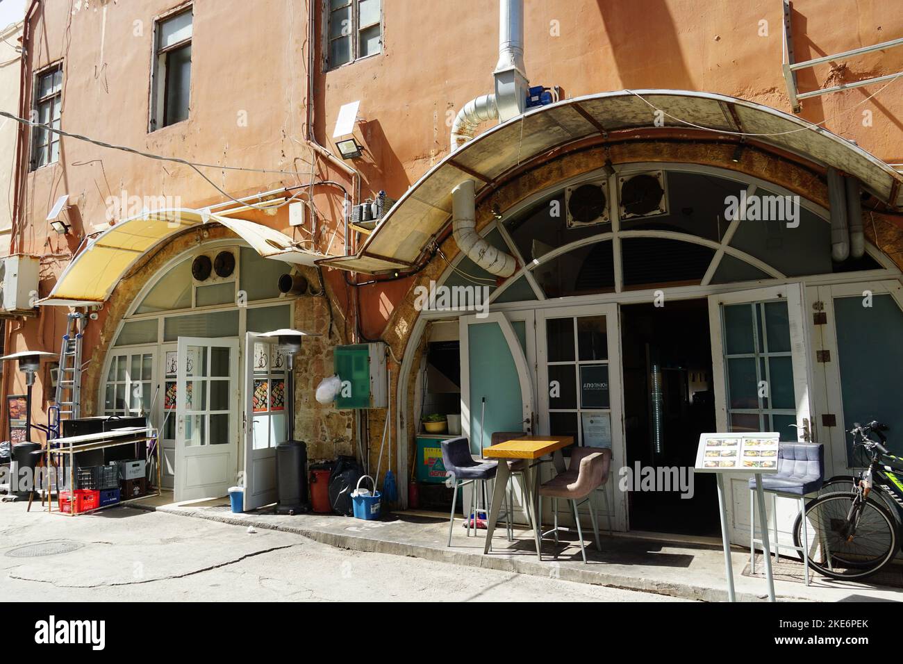 downtown, Chania, Hania, Crete, Greece, Europe Stock Photo - Alamy