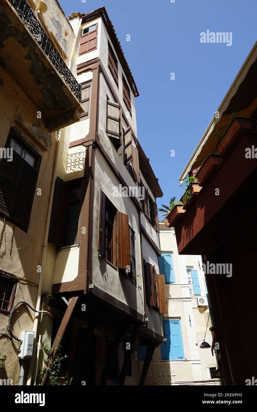 downtown, Chania, Hania, Crete, Greece, Europe Stock Photo - Alamy
