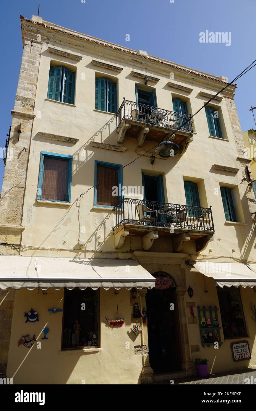 downtown, Chania, Hania, Crete, Greece, Europe Stock Photo - Alamy