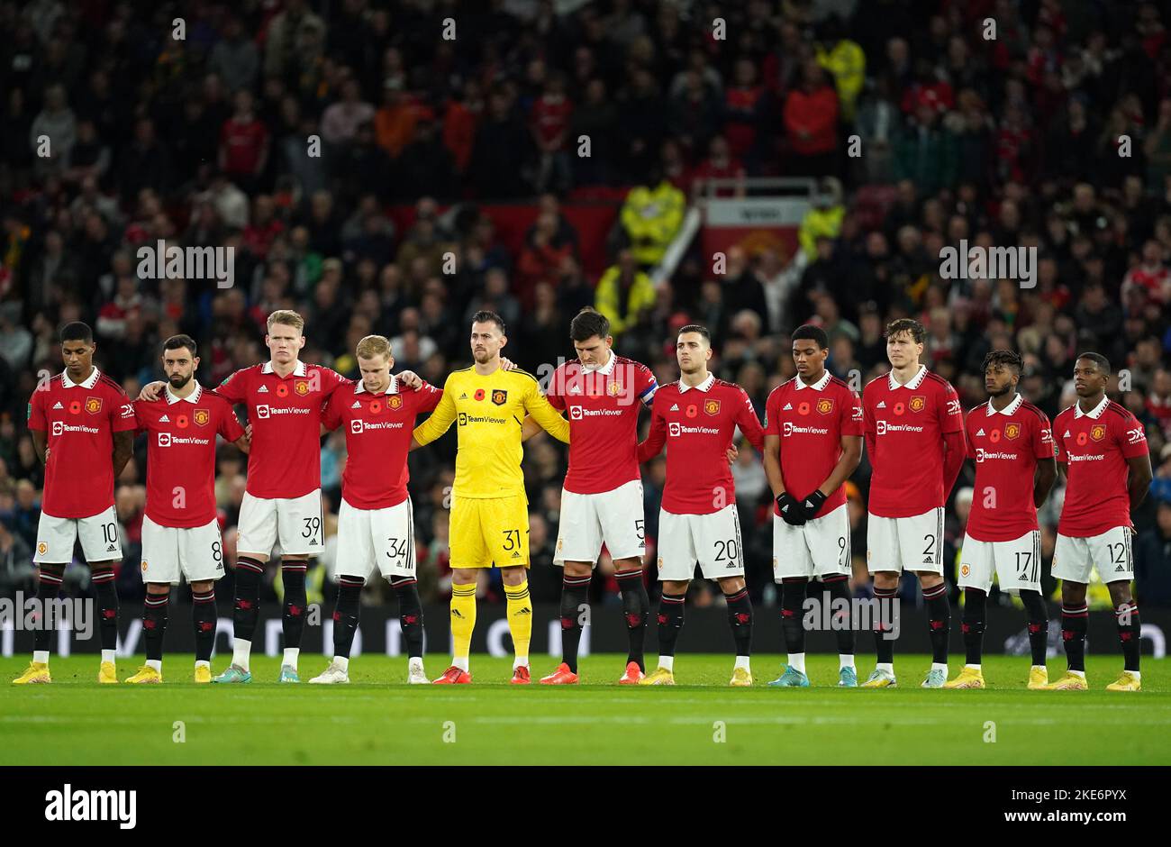 Manchester united line up 2022 hi-res stock photography and images - Alamy