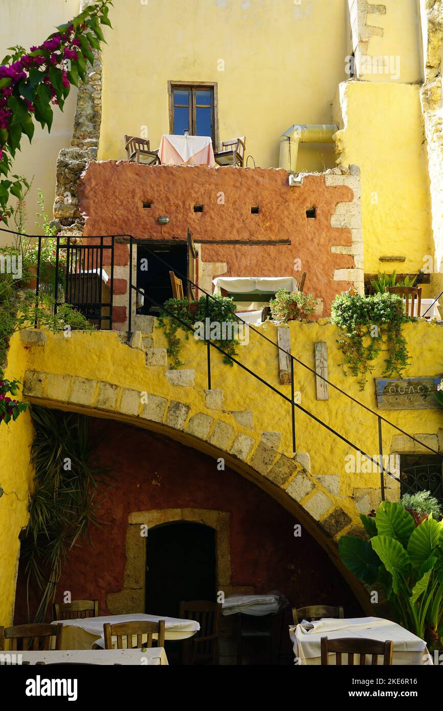 downtown, Chania, Hania, Crete, Greece, Europe Stock Photo - Alamy