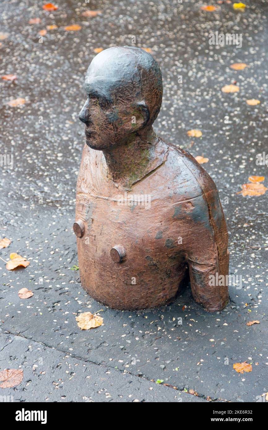 Sir Antony Gormley's "6 Times" sculpture outside the Scottish National ...