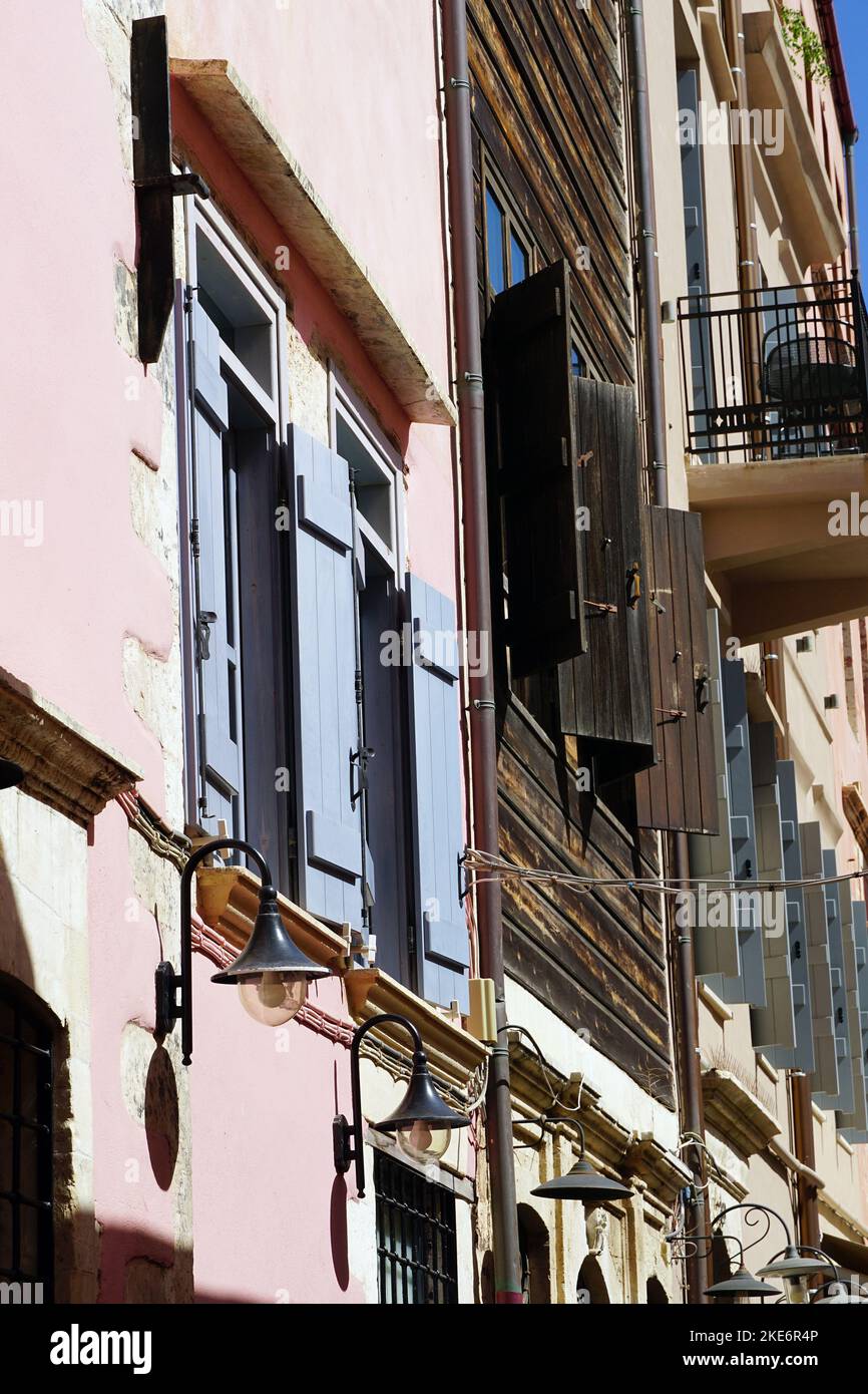 downtown, Chania, Hania, Crete, Greece, Europe Stock Photo - Alamy